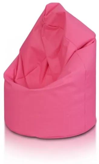 Sedací vak hruška Sako XL polyester - růžová