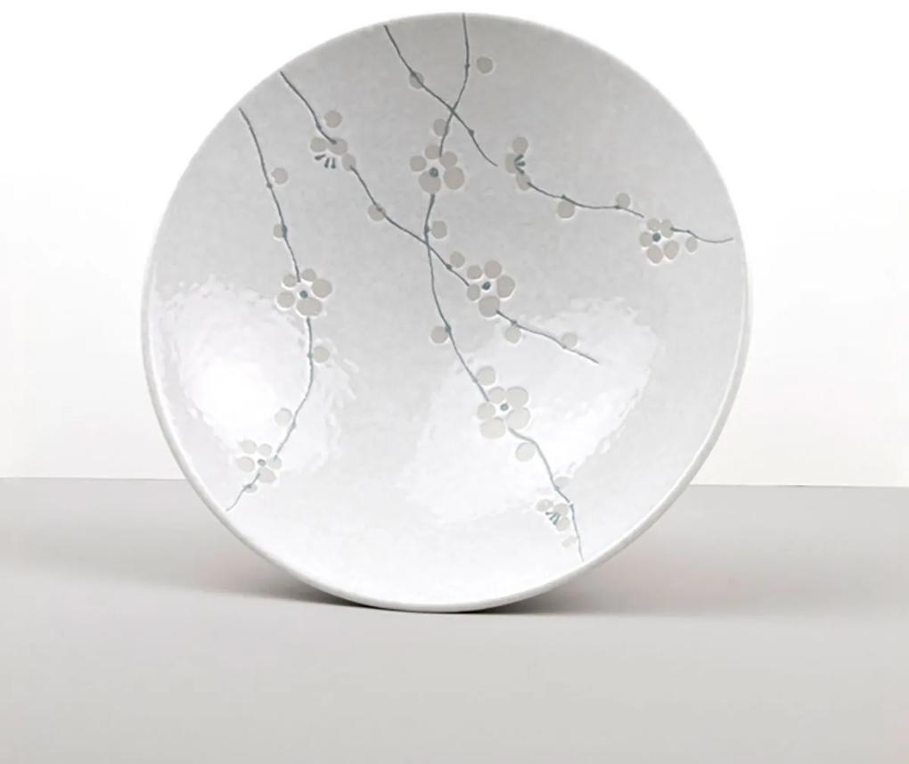 MADE IN JAPAN Ramen mísa White Blossom 25 cm 25 cm