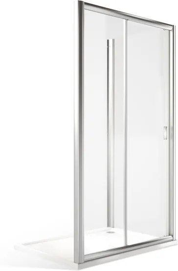 Obdélníkový sprchový kout 1300x900 mm
 - Obdélníkový sprchový kout MD2+MB - posuvné dveře a pevná stěna Roltechnik OUTLET