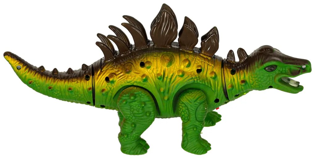 Creative Corner Dálkově ovládaný dinosaurus RC Stegosaurus chodí svítí řve