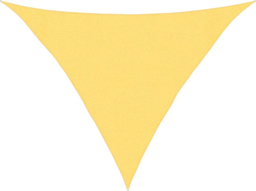 Plachta proti slunci 160 g/m² béžová 3 x 3 x 4,2 m HDPE 311144