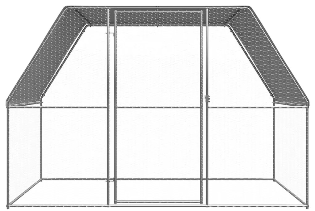 vidaXL Marketos Venkovní klec pro kuřata 3 x 2 x 2 m pozinkovaná ocel