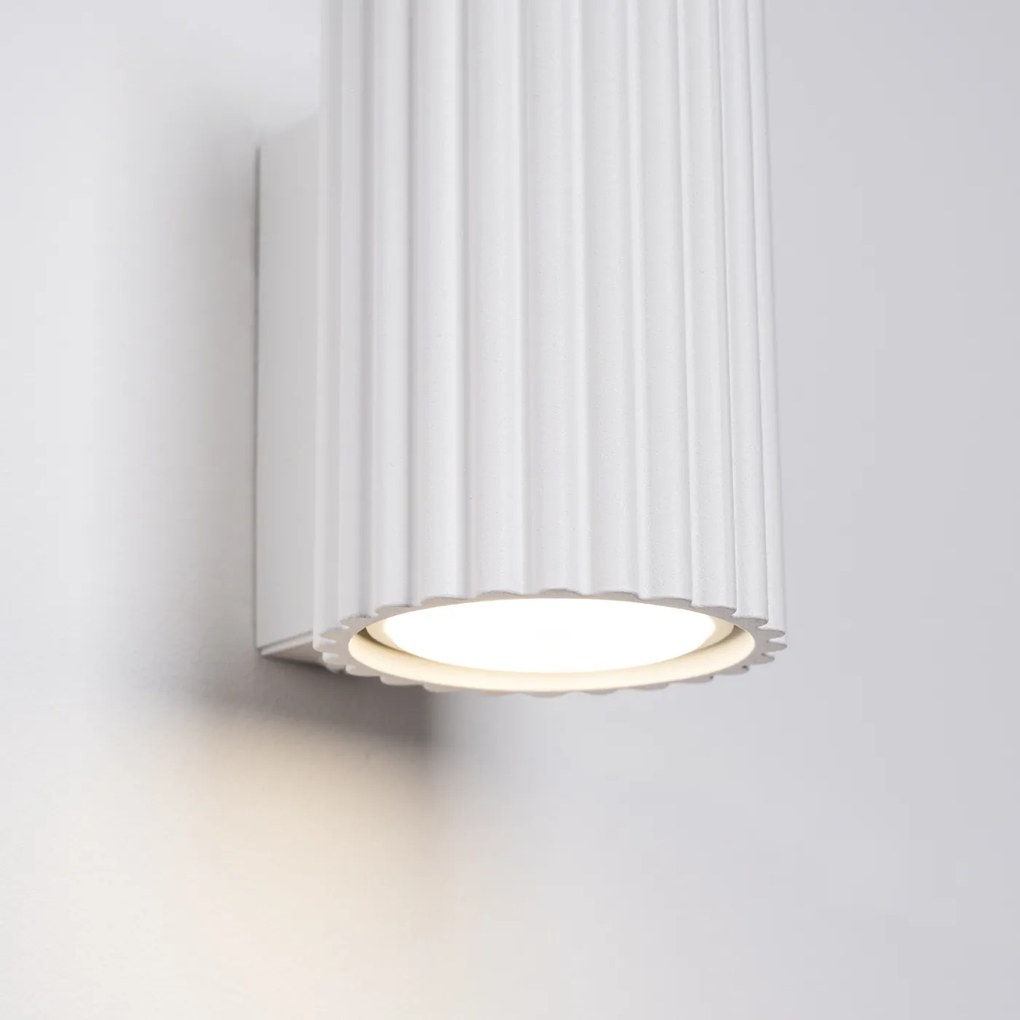 Sollux Lighting Nástěnné svítidlo KARBON 10 bílé