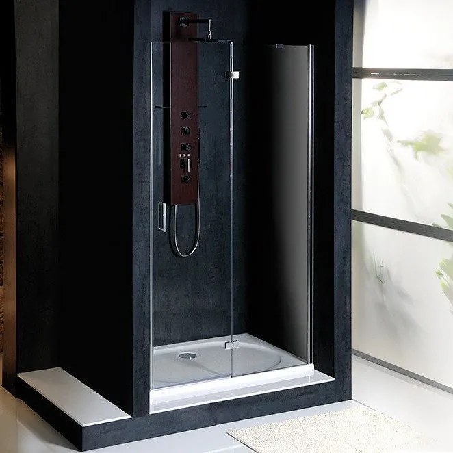 VITRA LINE sprchové dveře 800mm, pravé, čiré sklo (BN2715R) Polysan