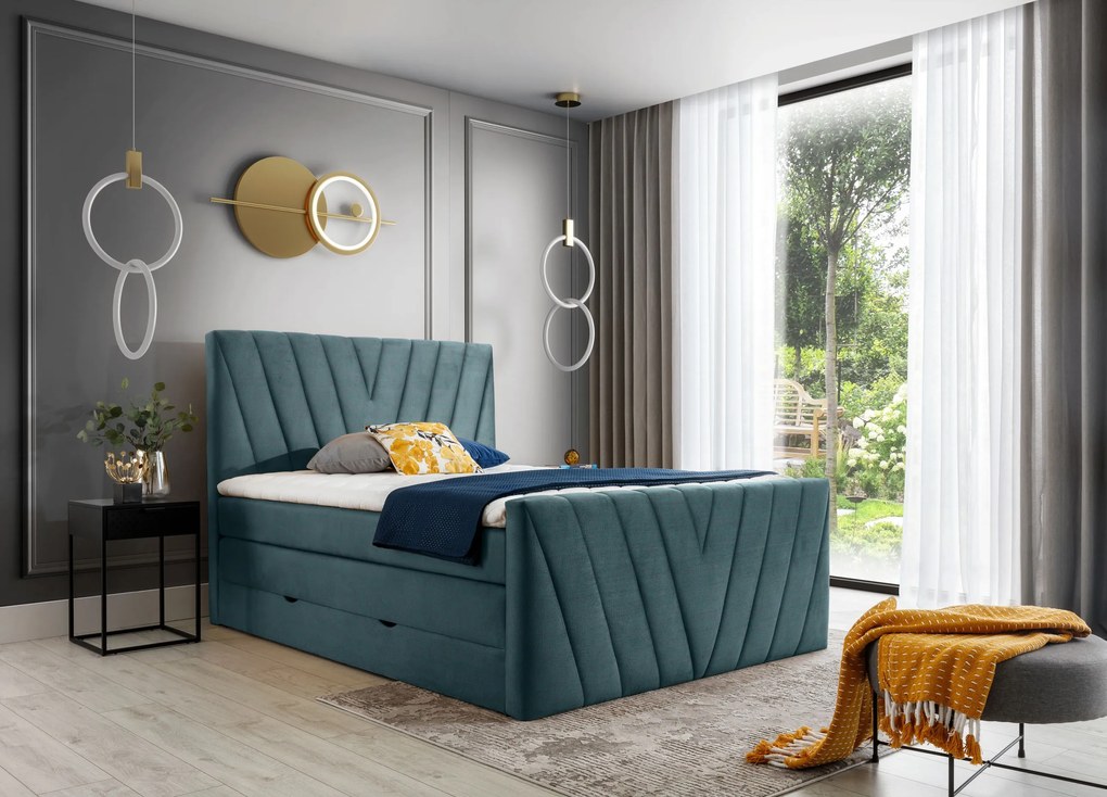 Candice boxspring postel 140X200 Materiál / Dekor: Nube 33