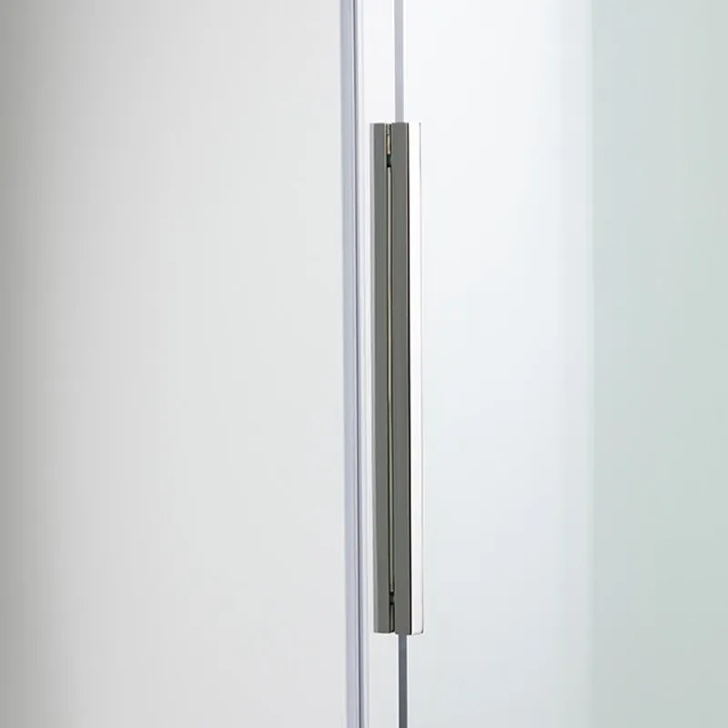 BPS-koupelny Posuvné sprchové dveře HYD-ATA-CH-A 90 chrom/transparent pro instalaci do niki - bez vaničky