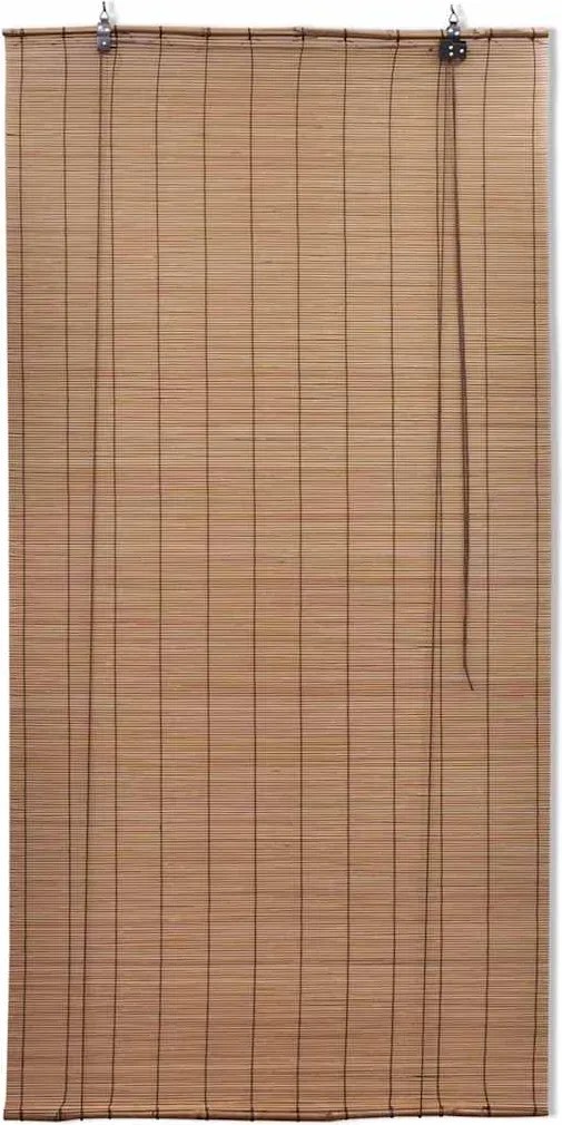 Bambusová roleta 150 x 160 cm hnědá 245812