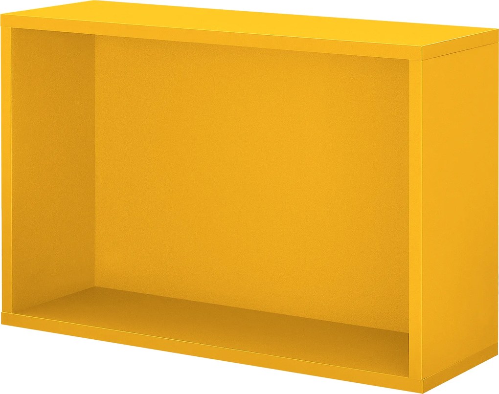 [en.casa]® Variabilní designový systém - skříňky / poličky - 45x30x15 cm - hořčicově žluté