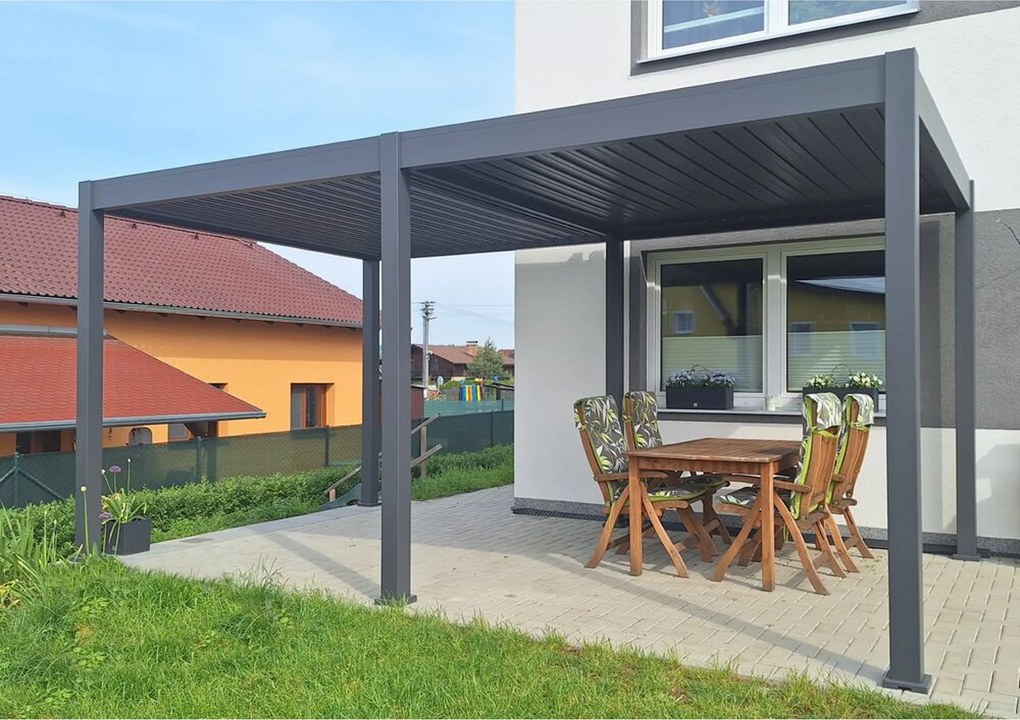 Rojaplast | Bioklimatická pergola INTRO NEO 5,3x3 m, hliník/ocel - volně stojící | 11640705
