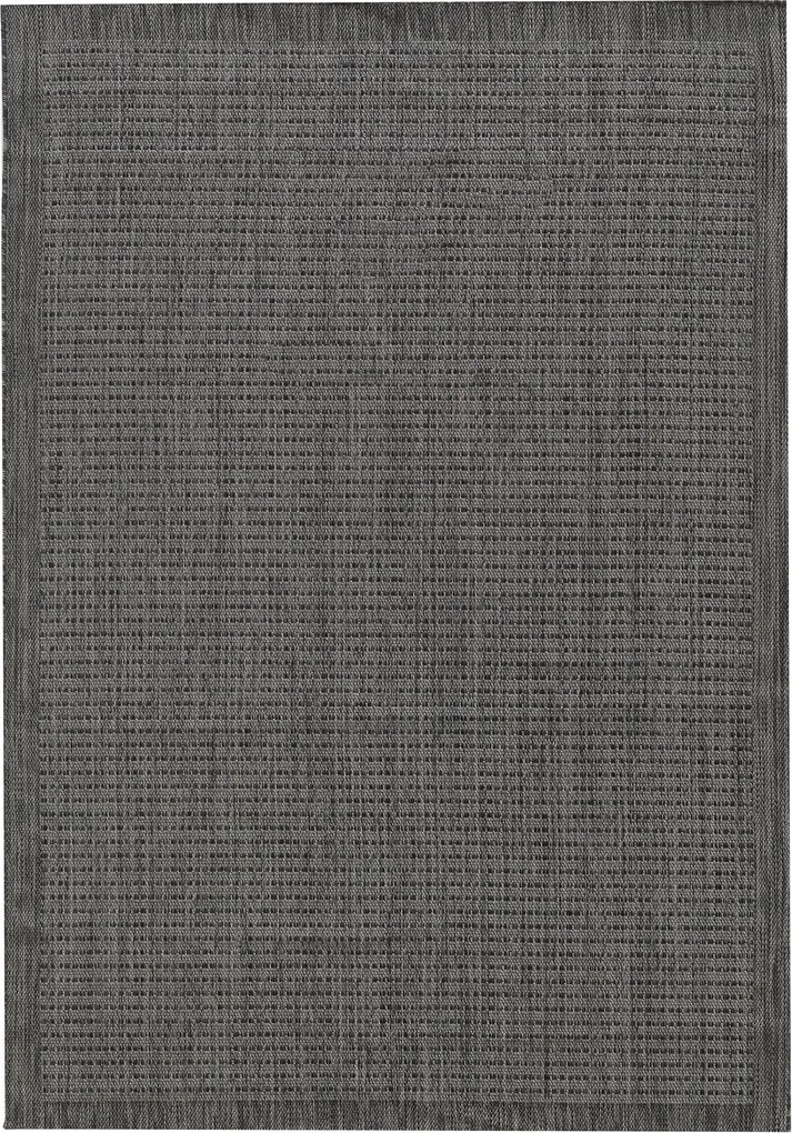 Ayyildiz, Kusový koberec Giza 1410 Black, 240x340, černá, chodba / předsíň