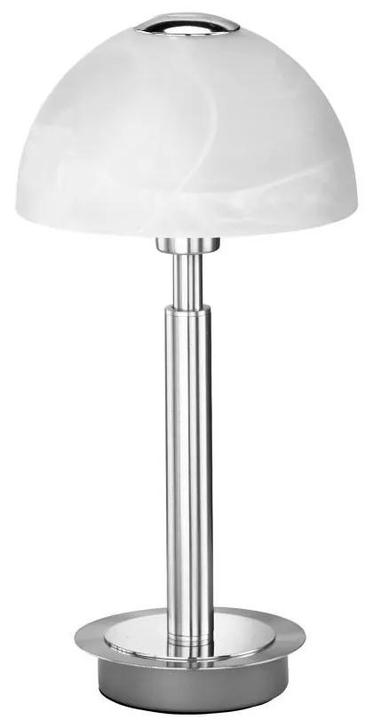 PN 4072-55 VERONA Stolní lampa, nerez ocel, sklo, alabastr 3000K - PAUL NEUHAUS