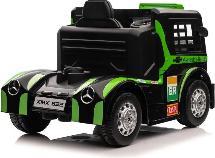 LEAN CARS Elektrické autíčko Mercedes XMX622, LED světla, dálkové ovládání, zelené