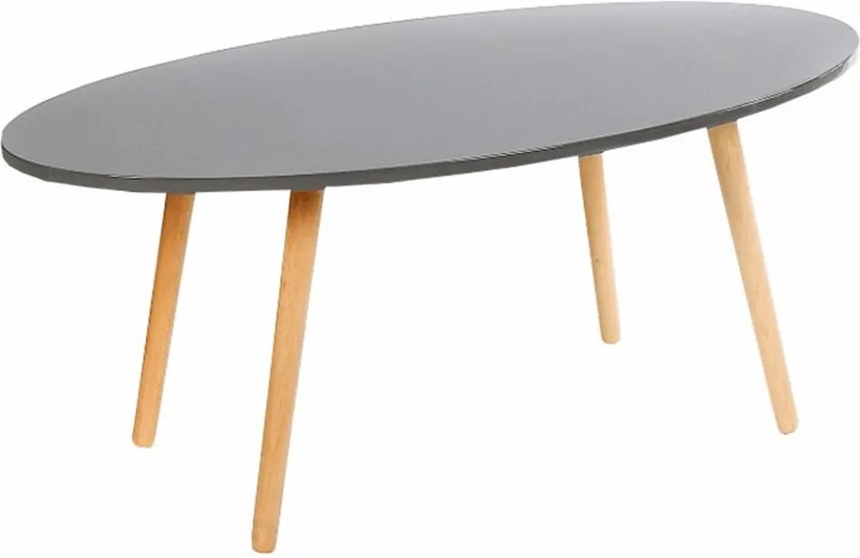 Konferenční stolek, šedá/ natural, BAZZY 1