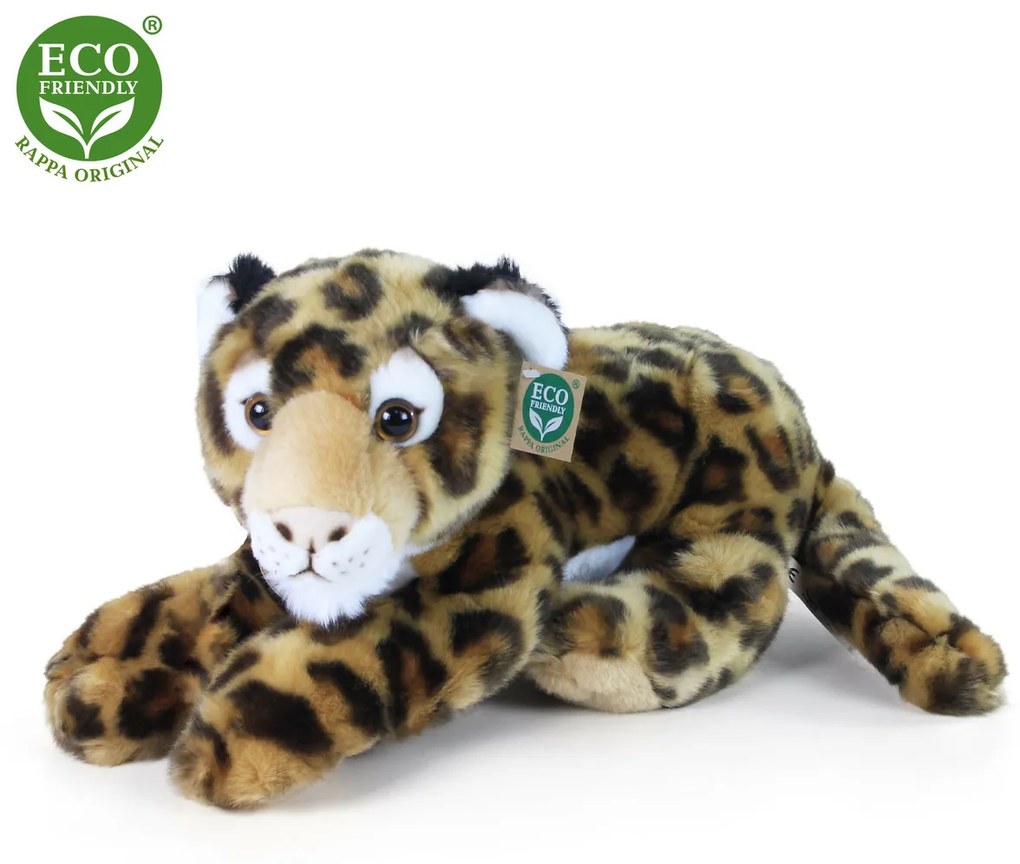 Plyšový leopard ležící 40 cm ECO-FRIENDLY