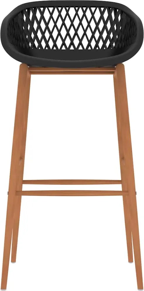 Barové židle 4 ks černé 248164