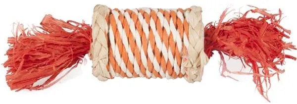 Hračka hlod. přírodní sisal/šustí váleček 17cm Flamingo