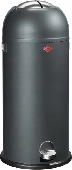 Wesco Odpadkový koš grafitový Kickmaster Maxi 40 l Glossy, německý ocelový