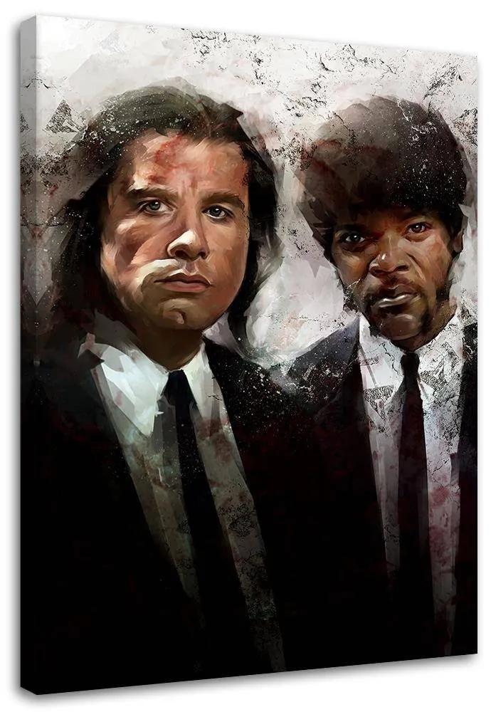 Gario Obraz na plátně Pulp Fiction, Vincent a Jules - Dmitry Belov Rozměry: 40 x 60 cm