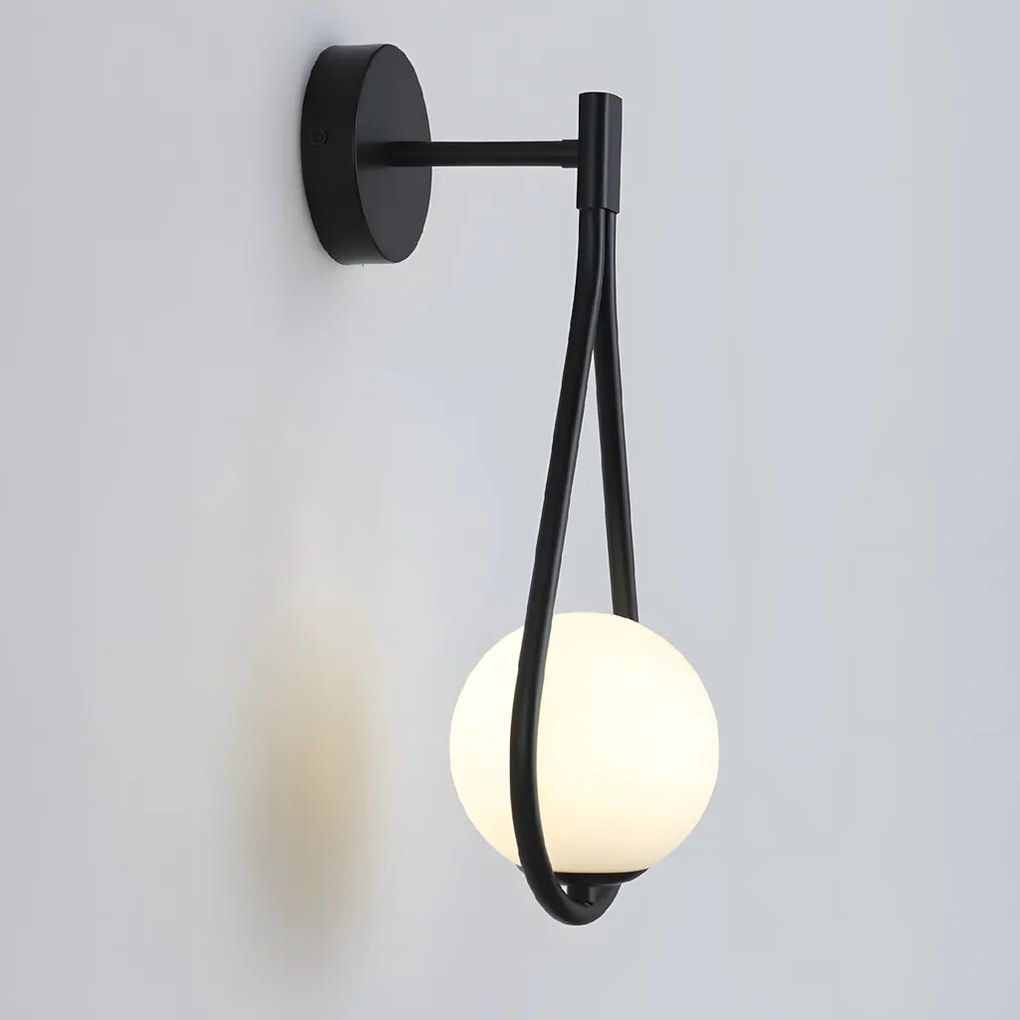 Toolight Rea, Nástěnné svítidlo G093-1W Black White, OSW-09718