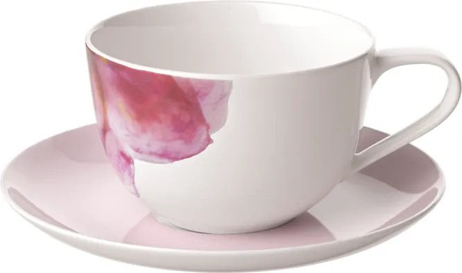 Villeroy&Boch Villeroy & Boch Rose Garden snídaňový podšálek růžový 18cm