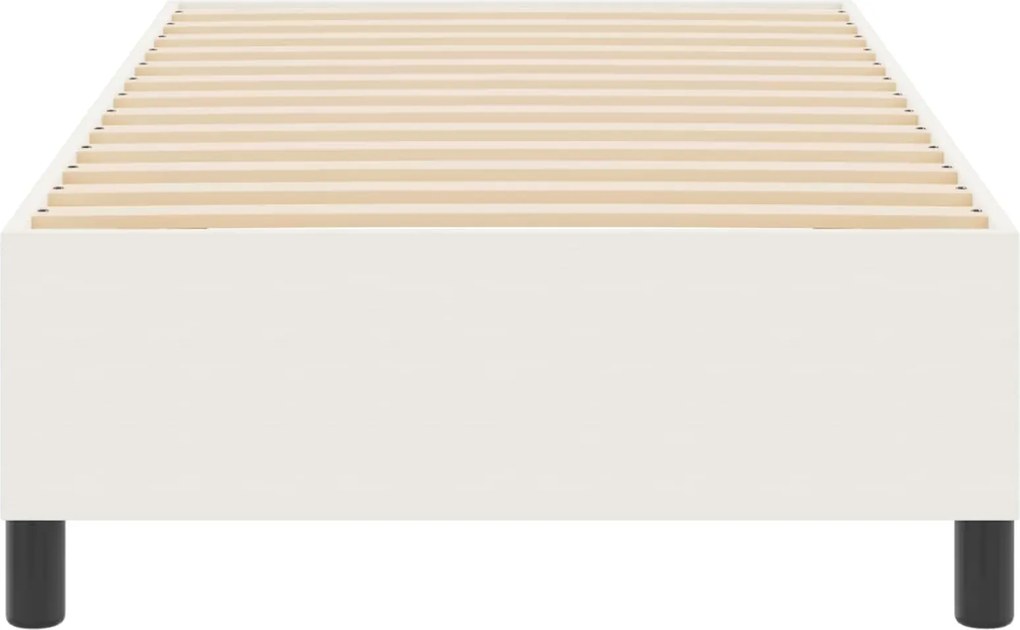 Rám platformy Krémová 90 x 200 cm Žebrovaná látka 3337389