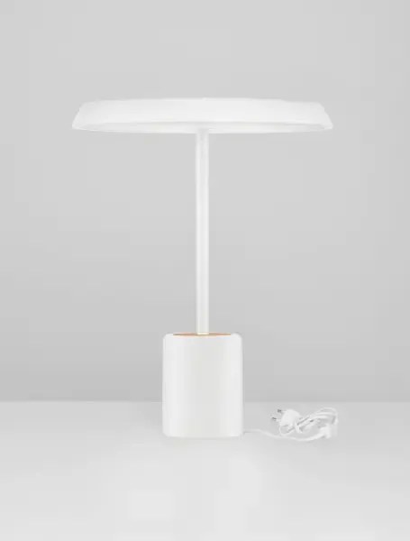 Moderní stolní lampa Ophelia Bílá