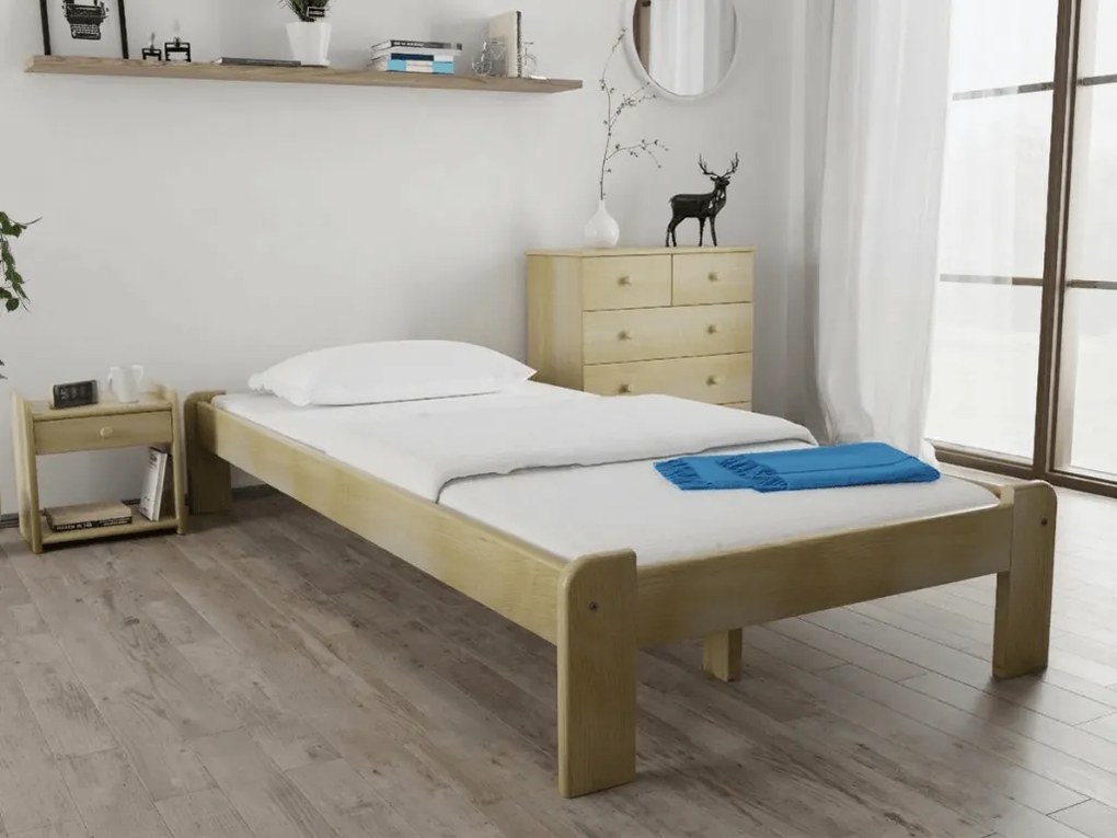 Postel ADA 80 x 200 cm, borovice Matrace: Matrace Coco Maxi 20 cm