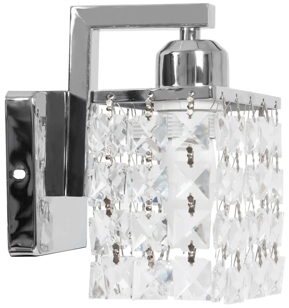 Toolight - Nástěnná lampa Crystal - chrom - APP543-1W