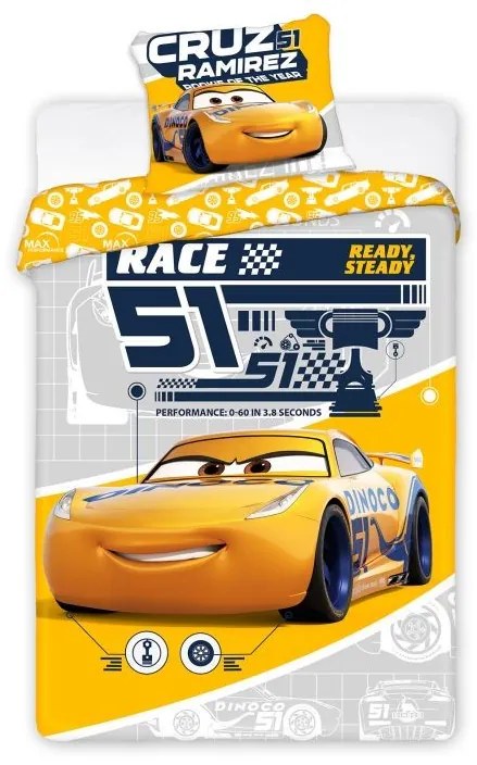 FARO Povlečení Cars 3 Cruz