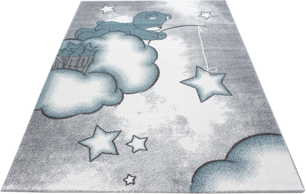 Dětský kusový koberec Kids 580 Blue | modrý Typ: 120x170 cm
