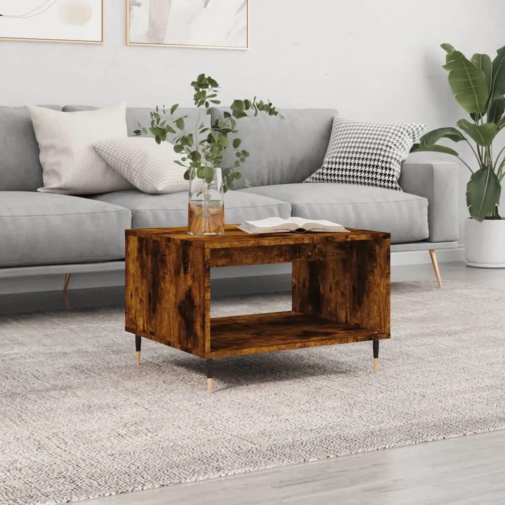 vidaXL Konferenční stolek 60 x 50 x 40 cm kompozitní dřevo [829249] Barva: Betonová šedá