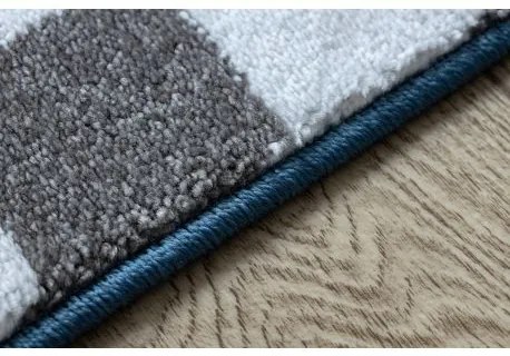 koberec PETIT ZÁVODY FORMULE 1 AUTO, modrý velikost 140x190 cm | krásné koberce cz