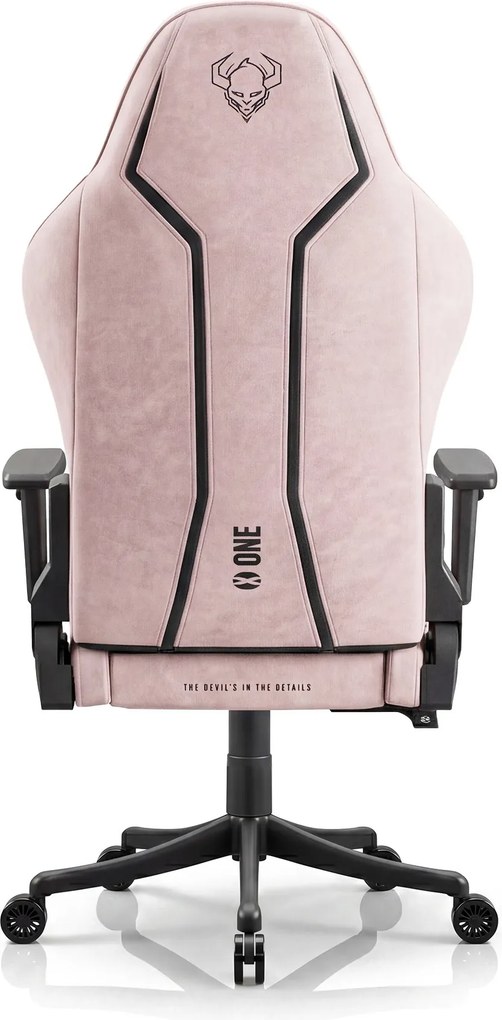 Látková herní židle černý-růžový Small Size: Diablo X-One 2.0 Akira Pink