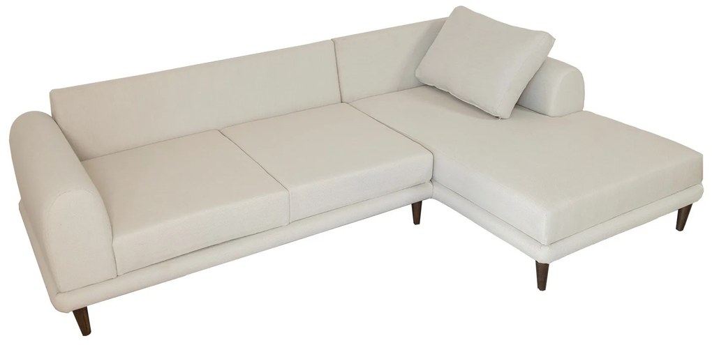 Hanah Home Čtyřmístná pohovka NERO světlá pravá 250 cm