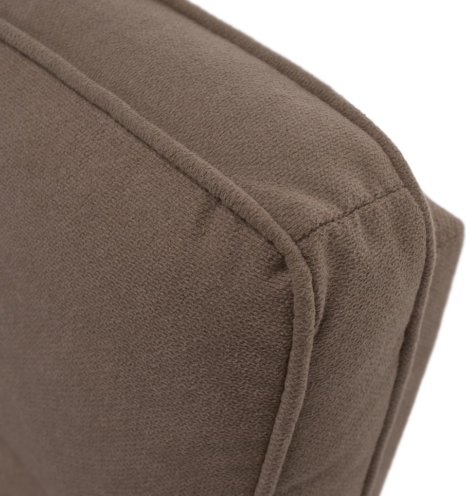 Relaxační otočné křeslo, šedohnědá Taupe, MEKENZI