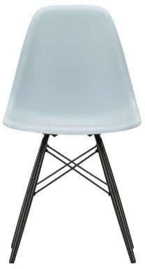 Eames Plastic Chair DSW černě lakovaný javor ledově šedá černé na tvrdou podlahu Vitra