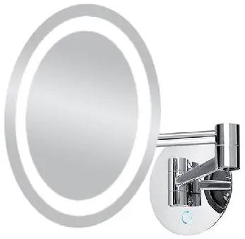 Nimco Kosmetická zrcadla - Kosmetické zrcátko nástěnné s LED osvětlením, chrom ZK 20165-26