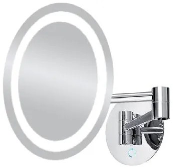 Nimco - Kosmetické zrcátko nástěnné s LED osvětlením, chrom ZK 20165-26