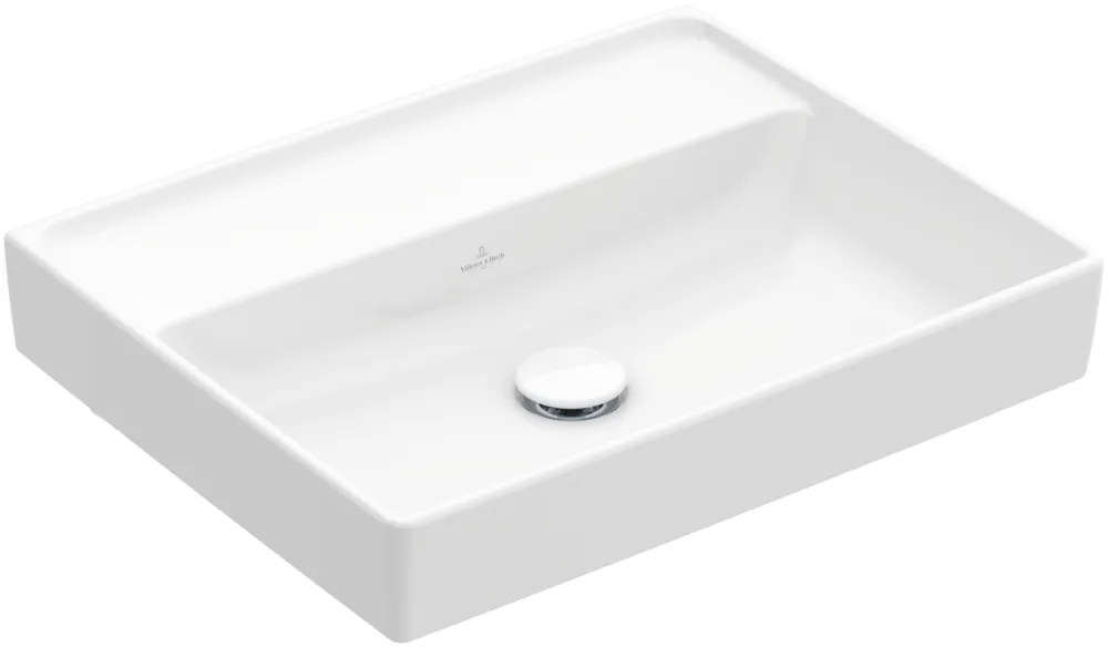 VILLEROY & BOCH Villeroy &amp; Boch COLLARO - Umyvadlo 550x440x160 mm, bez přepadu, bílá Alpin 4A335801