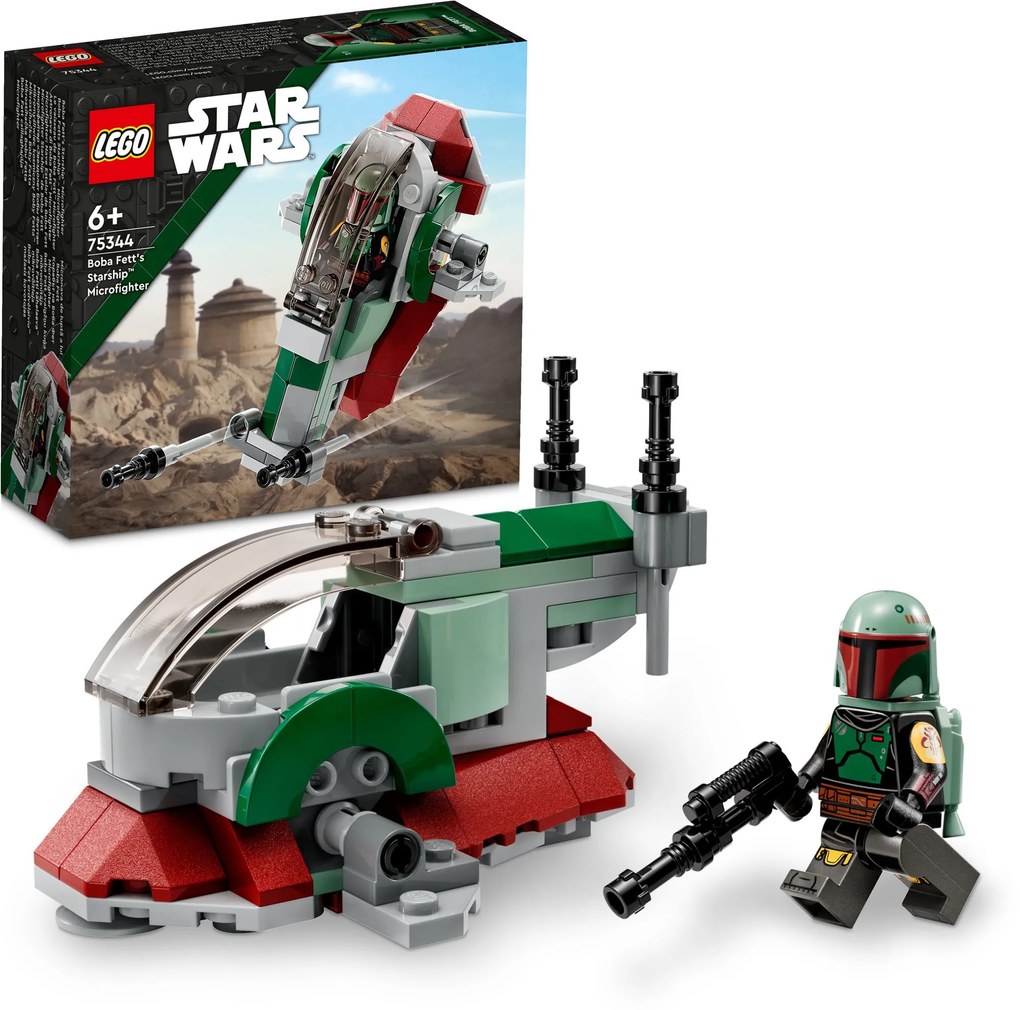 Lego stavebnice lego star wars 75344 mikrostíhačka boby fetta
