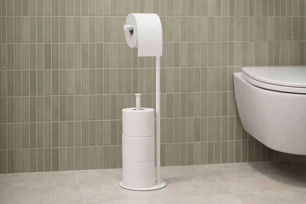Stojan na toaletní papír PAPER STAND KS-59 bílý 64 cm