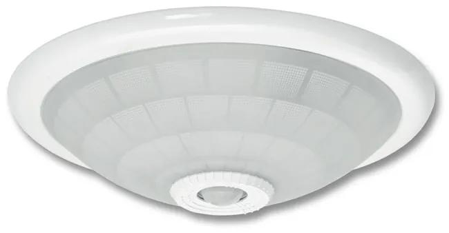 Ecolite Stropní svítidlo bílé 2xE27 s PIR senzorem WHST78-BI