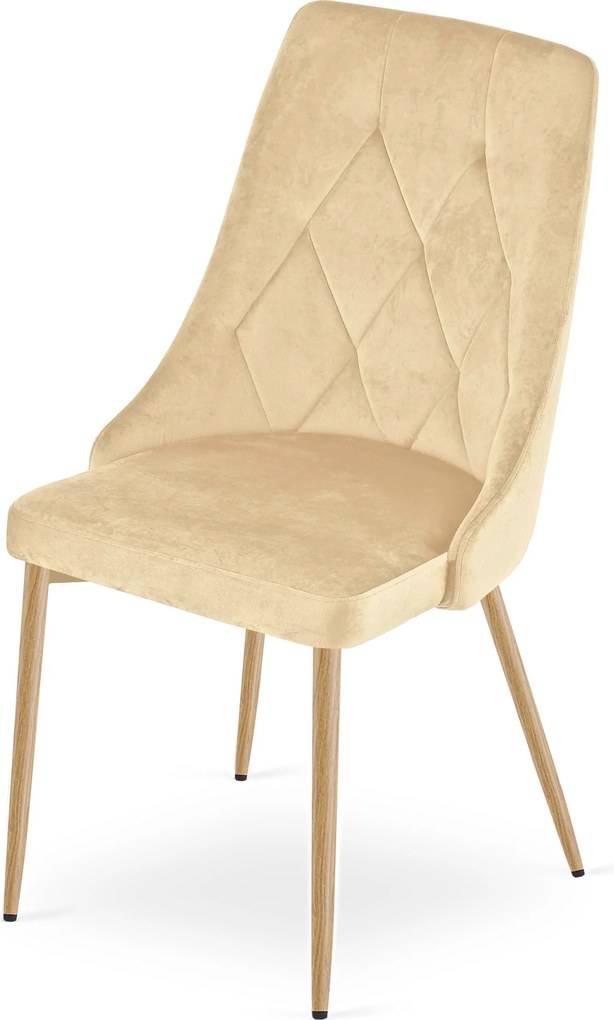 Jídelní židle IMOLA VELVET, béžová