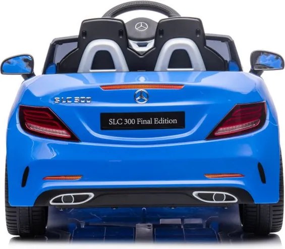 LEAN CARS Elektrické autíčko Mercedes SLC 300 LED MP3 modré