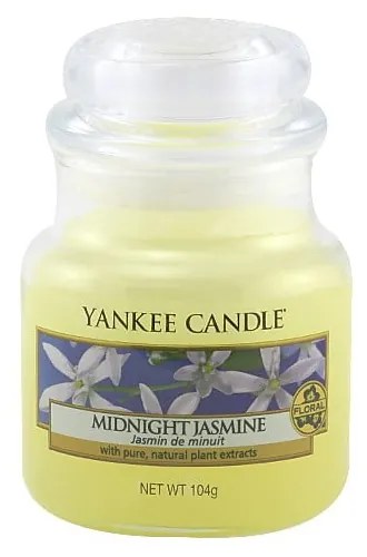 Vonná svíčka Yankee Candle Půlnoční Jasmín, doba hoření 25 hodin