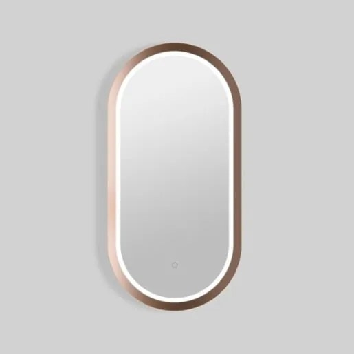 Zrcadlo se senzorem SAT Aurum 40x80 cm rose gold SATZAUR4080BRG