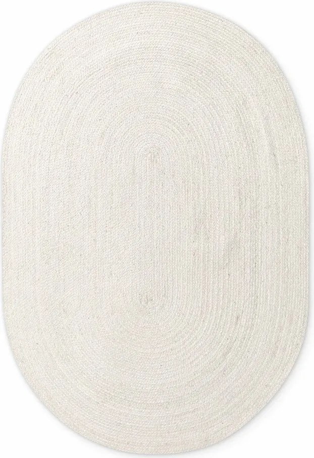 Krémový oboustranný/ručně tkaný jutový koberec 160x230 cm Braided – Hanse Home