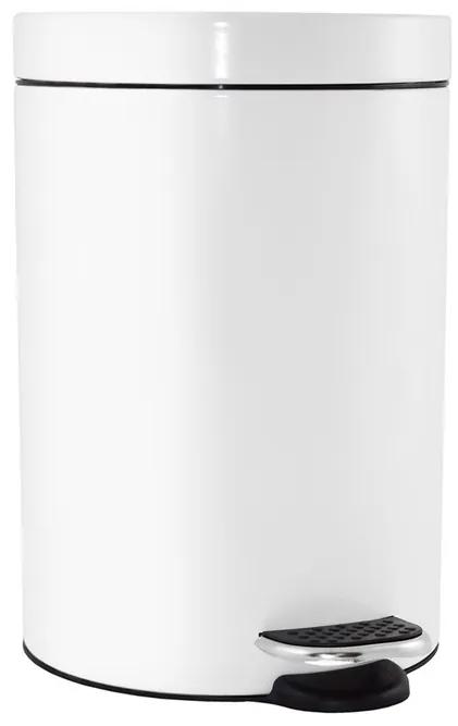 SEPIO Odpadkový koš s pedálem 3 l. bílý 17x17x26 cm z502897