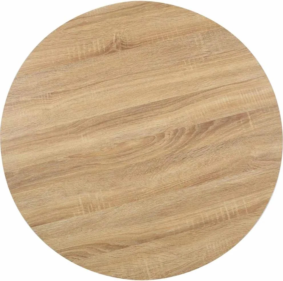 Bistro stolek světle hnědý 80 cm MDF 286423
