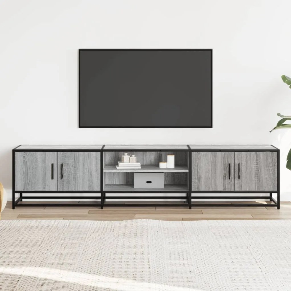 TV skříňka šedá sonoma 180 x 35 x 41 cm kompozitní dřevo 3300778